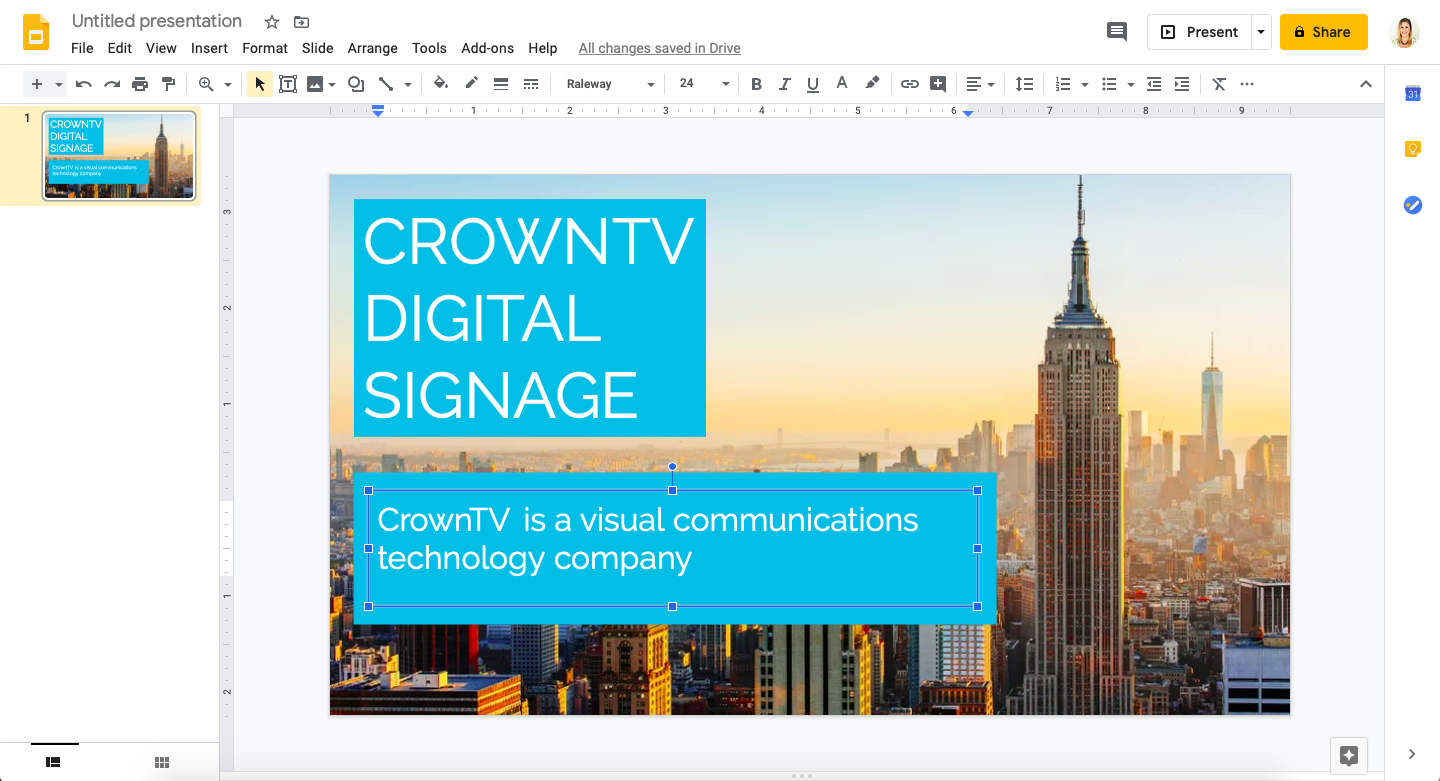 GUIDE: How to Create Digital Signage Content with Google Slides or ...