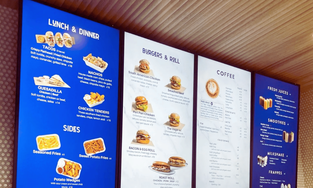 Revolutionizing Quick Service: The Future of Digital Menu Displays